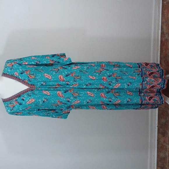 Kate Landry | Dresses | Kate Landry Casuals Paisley Maxi Dress M Medium ...